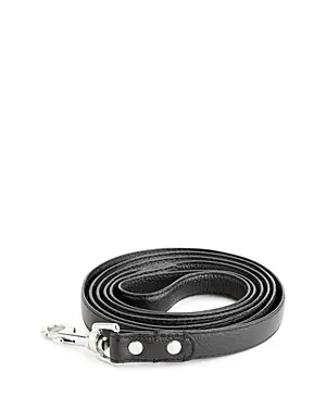 ROYCE NEW YORK Royce New York Luxe Leather 6' Dog Leash Black