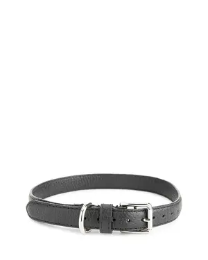 ROYCE NEW YORK Luxe Medium Dog Collar Black