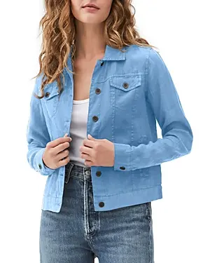 Michael Stars Linen Jacket Oxygen