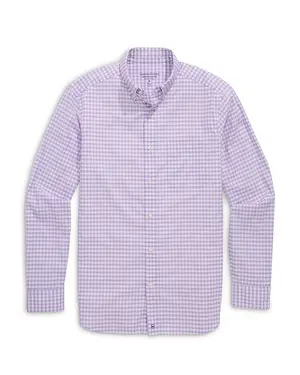 Vineyard Vines Gingham On-the-go Brrr Classic Fit Shirt - Lilac
