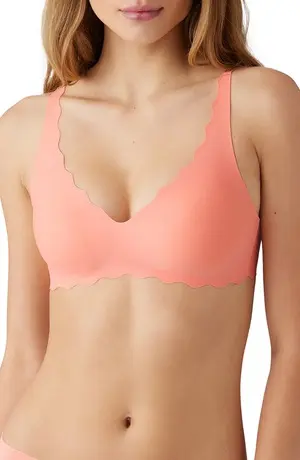 Wacoal B.wow'd Wireless Convertible T-shirt Bra Peach Amber