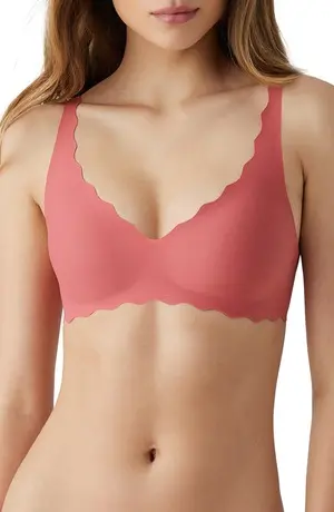 Wacoal B.wow'd Wireless Convertible T-shirt Bra Slate Rose