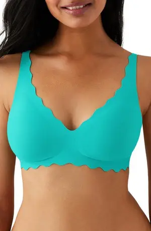 Wacoal B.wow'd Wireless Convertible T-shirt Bra Water Garden