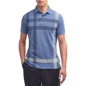 Barbour Blaine Tartan Polo Chambray