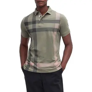 Barbour Blaine Tartan Polo Dusty Green