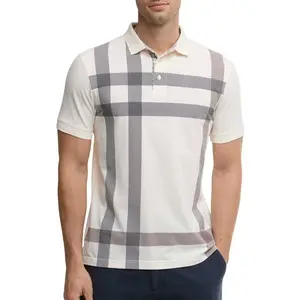 Barbour Blaine Tartan Polo - Whisper White