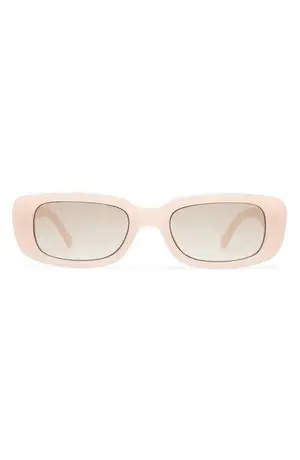 AIRE CERES 51mm Rectangular Sunglasses Blush/brown Grad