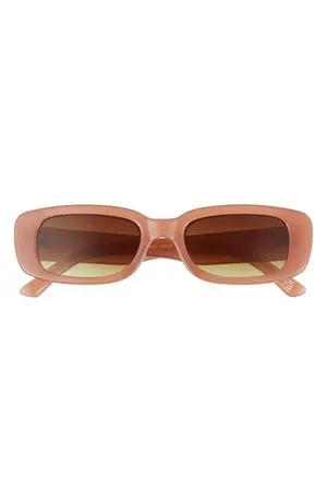 AIRE CERES 51mm Rectangular Sunglasses Caramel