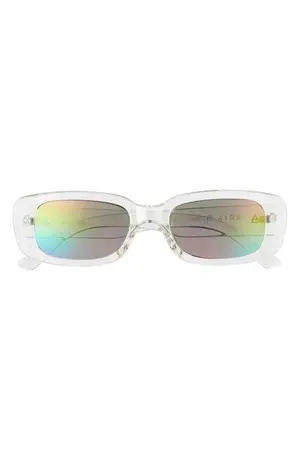 AIRE CERES 51mm Rectangular Sunglasses Clear