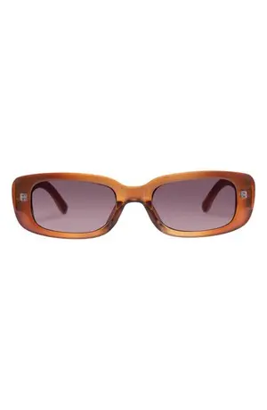 AIRE CERES 51mm Rectangular Sunglasses Pearl Chocolate