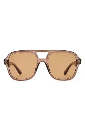 AIRE Whirlpool Aviator Sunglasses - Chocolate/brown Mono