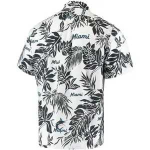 Reyn Spooner Miami Marlins Aloha Button-down Shirt