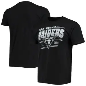 Junk Food Las Vegas Raiders Throwback T-shirt - Black