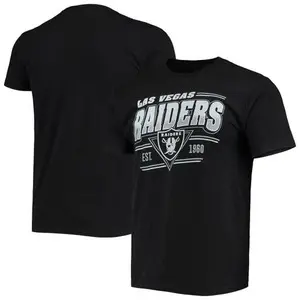 Junk Food Las Vegas Raiders Throwback T-shirt - Black
