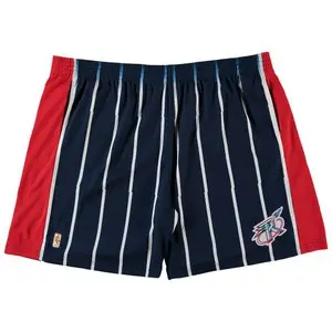 Mitchell & Ness Houston Rockets Big & Tall Hardwood Classics Team Swingman Shorts - Navy
