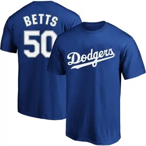 Profile Mookie Betts Los Angeles Dodgers Big & Tall Name & Number T-shirt - Royal