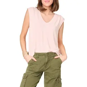 GIBSONLOOK GIBSONLOOK V-Neck T-Shirt Blush