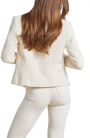 L'Agence Brooke Double Breasted Blazer - Ecru