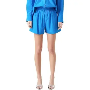 Grey Lab Stretch Shorts For Women