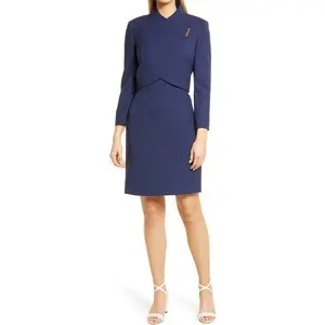 TAHARI ASL Wrap Jacket & Sheath Dress
