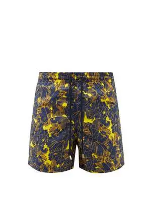 Vilebrequin Vilebrequin - Moorea Fish-print Swim Shorts - Mens - Multi - Multi