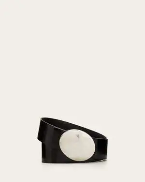 Prada Spazzolato Leather Belt Strap