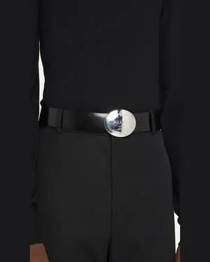 Prada Spazzolato Leather Belt Strap