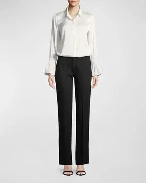 Kobi Halperin Riley Plant Slim Trousers - Black
