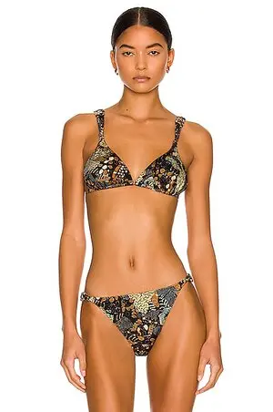 Ulla Johnson Catalina Bikini Top In Blue
