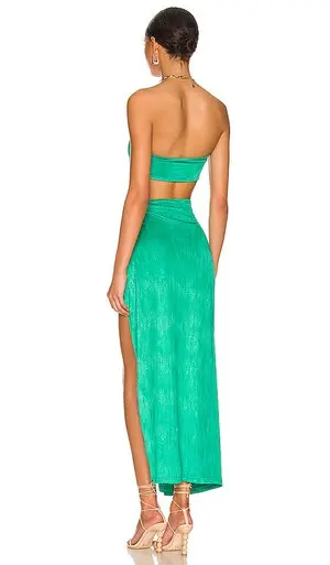 Superdown Karolyna Maxi Skirt Set - Teal