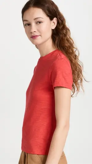 Theory Tiny Tee - Poppy