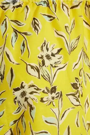 Alice + Olivia Alice Olivia Alta Offthe Shoulder Floralprint Cotton And Silkblend Top