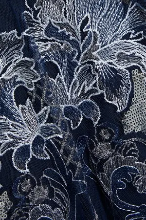 Marchesa Embellished Tulle Gown