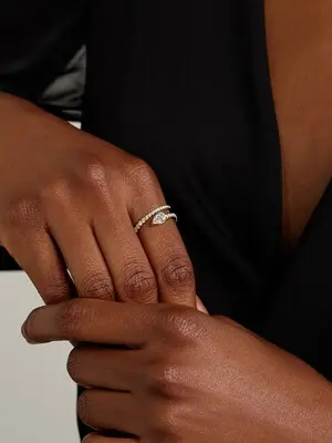 ANITA KO Two Row 18-karat Diamond Ring