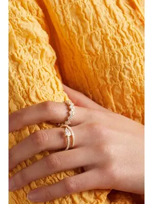 ANITA KO Two Row 18-karat Diamond Ring