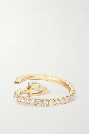 ANITA KO Two Row 18-karat Diamond Ring