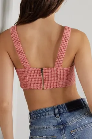 RACIL Helena Wool-tweed Bra Top