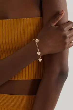 MARLO LAZ Agape 14-karat Diamond Bracelet