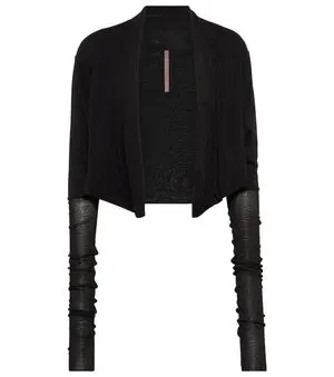 Rick Owens Lilies Liza Cropped Cardigan