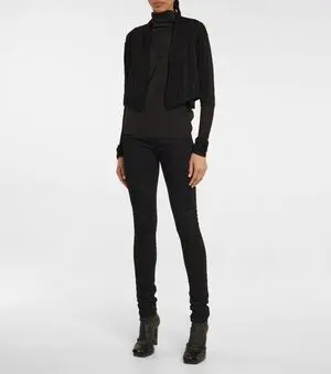 Rick Owens Lilies Liza Cropped Cardigan