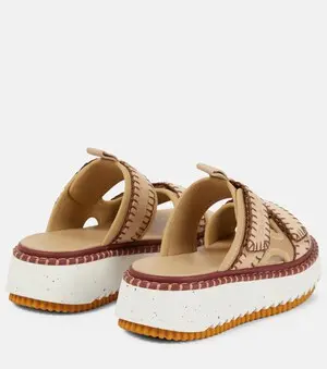 Chloé Lilli Sporty Suede Sandals