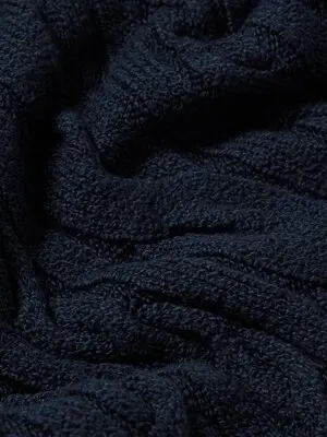 Loro Piana Slim-fit Cable-knit Cotton Sweater