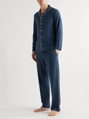 Derek Rose Basel Stretch Micro Modal Jersey Pyjama Set