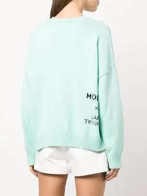 Monse Avocado Toast Merino-knit Jumper - Blue