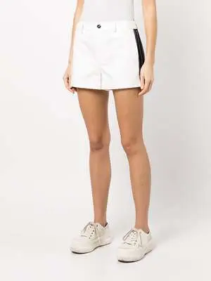 Monse Side-zipper Denim Shorts