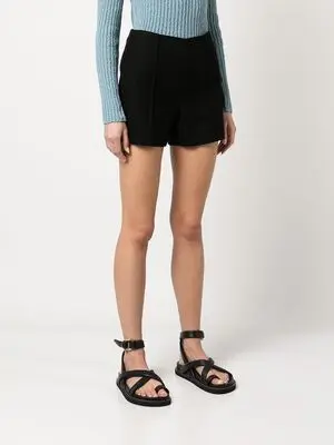 Vince Sculptural Panama Shorts - Black