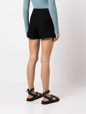 Vince Sculptural Panama Shorts - Black