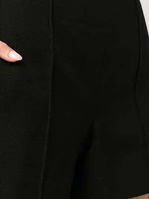 Vince Sculptural Panama Shorts - Black