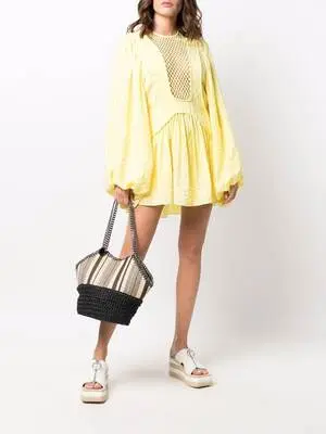 Stella McCartney Mesh-panel Shift Dress