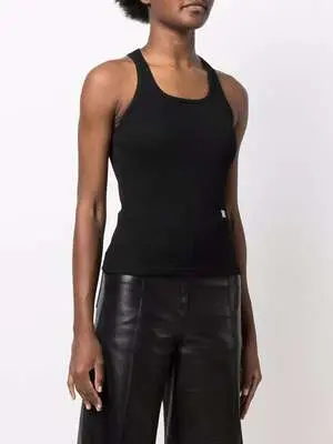 MISBHV Ribbed-knit Tank Top - Black